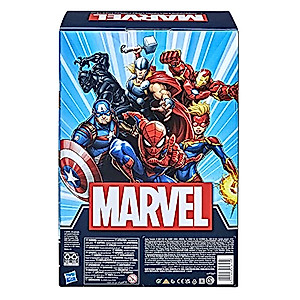 Marvel Titan Hero Series Action Figure Multipack, 6 Action Figures, 12-Inch Toys, Inspired Comics, for Kids Ages 4 and Up (Amazon Exclusive)