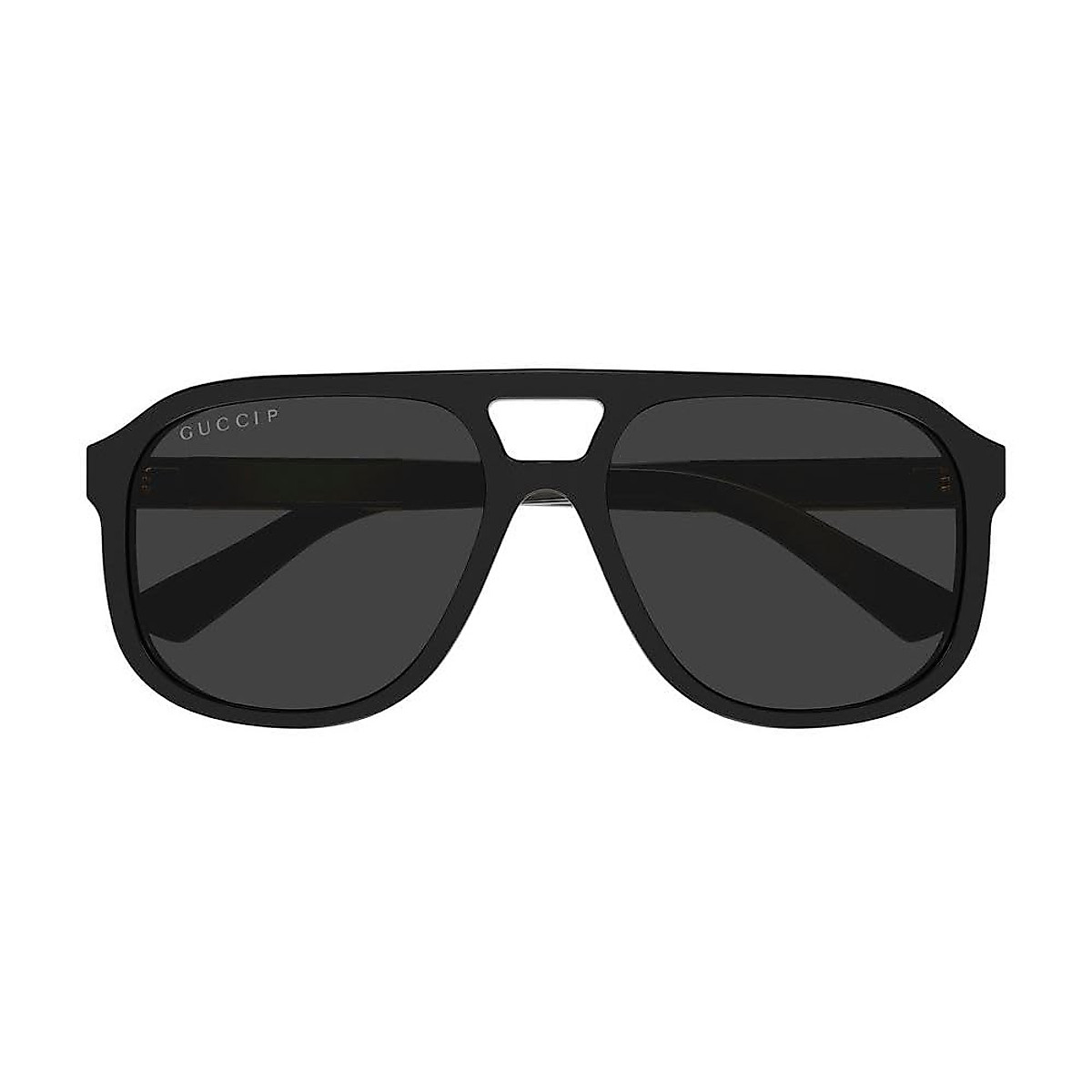 Gucci GG1188S 001 Black/Grey Pilot Polarized Unisex Sunglasses