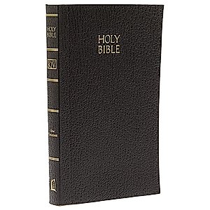 KJV, Vest Pocket New Testament, Softcover, Black, Red Letter: Holy Bible, King James Version