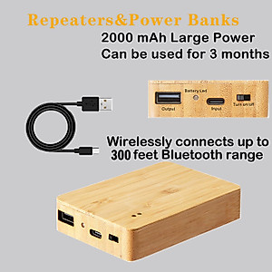 Meat Thermometer Wireless, BVRONA 300FT Bluetooth Meat Thermometer for Grilling and Smoking, IP67 Waterproof ，Dishwasher Safe for BBQ Oven Grill Smoker Cooking Gifts for Men Women