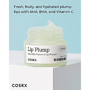 COSRX Lip Care Balm for Dry Chapped Lips, Enriched with Shea Butter, Sleeping Mask, Korean Skincare, Animal Testing-Free, Artificial Fragrance-Free, Parabens-Free (Lip Plumper)