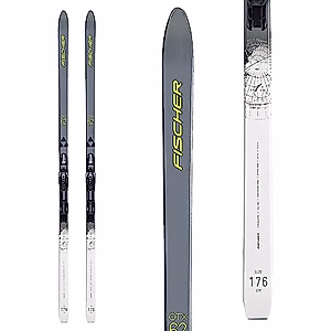 FISCHER Adult Spider 62 Crown Xtralite Adventure Lightweight Steel-Edge Nordic Skis Without Bindings, 189