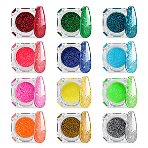 Face Glitter Makeup, Holographic Chunky Face Body Glitter, Glitter Eyeshadow Cosmetic Laser Powder for Face Hair Nails, Festival Body Glitter Makeup with Glue