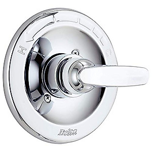 Delta Faucet Foundations Shower Valve Trim Kit, Shower Handle, Delta Shower Trim Kit, Chrome BT13010 (Valve Not Included) 7.00 x 7.00 x 7.00 inches