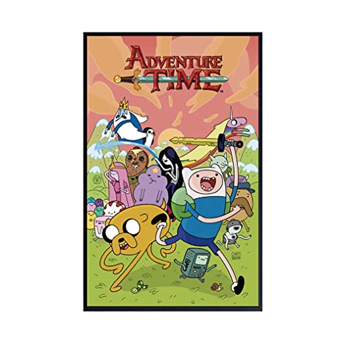 XIHOO Christ-EZ Anime Cartoons Adventure Time Wall Art Print Poster Home Decor Premium - Matte poster Frameless Gift 11 x 17 inch(28cm x 43cm)