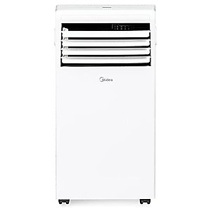 Midea 6,000 BTU ASHRAE (5,000 BTU SACC) Portable Air Conditioner, Cools up to 150 Sq. Ft., Works as Dehumidifier & Fan, Remote Control & Window Kit Included