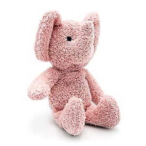 Thermal-Aid Zoo - Mini Microwavable Stuffed Animal - Plush Toy and Hot Cold Pack - Tiny The Elephant - 3.15 x 2.6 x 9.3 in