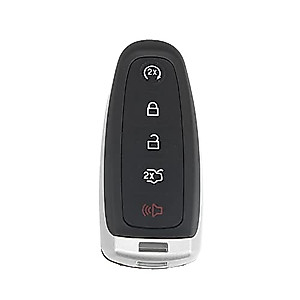 X AUTOHAUX 315MHz M3N5WY8609 Replacement Smart Proximity Keyless Entry Remote Key Fob for Ford Edge Explorer 2011-2015 for Lincoln MKS MKT MKX Navigator 5 Buttons with Door Key