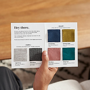 Mopio Chloe Futon Sofa Fabric Swatch Card