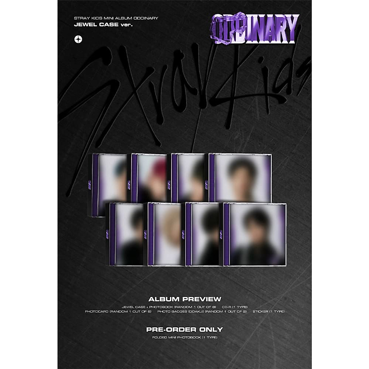 Dreamus Stray Kids - ODDINARY JEWEL CASE ver. (BANG CHAN ver.) (JYPK1355)