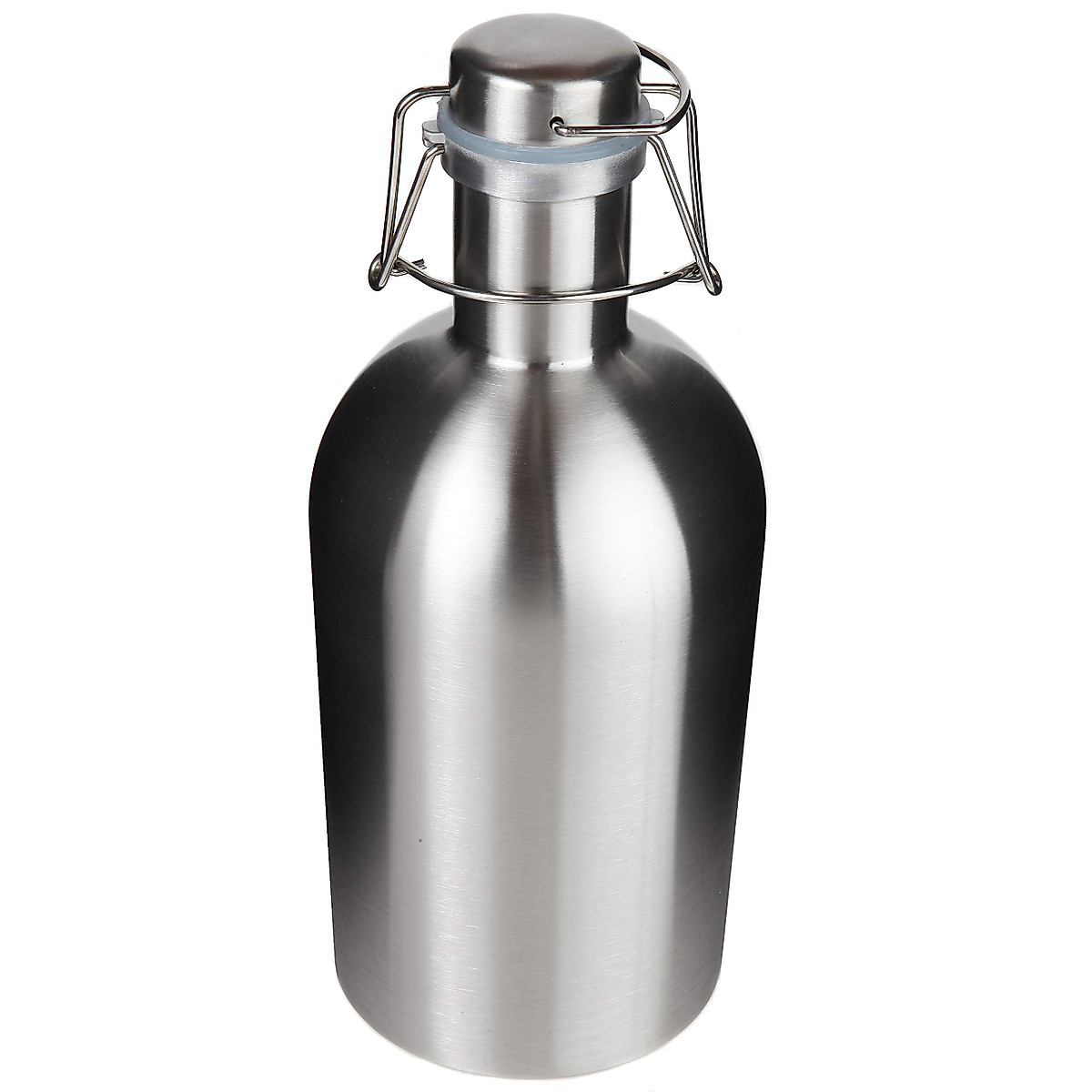 Trenton Gifts Stainless Steel Leak Proof Flip Top Growler | Holds 2 Liters!