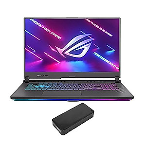 ASUS ROG Strix G17 Gaming & Entertainment Laptop (AMD Ryzen 9 6900HX 8-Core, 32GB DDR5 4800MHz RAM, 2x1TB PCIe SSD RAID 0 (2TB), GeForce RTX 3070 Ti, 17.3" Win 11 Home) with DV4K Dock