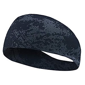 Headband for Women Men Running Athletic Hair Head Band Elastic Sports Yoga Workout Non-Slip Moisture Wicking Headband