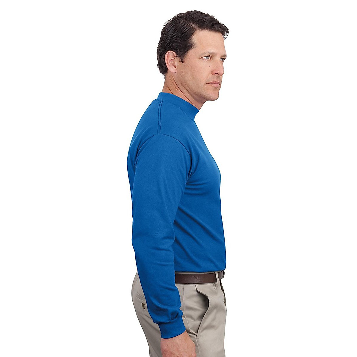 PORT AND COMPANY Mock Turtleneck (PC61M) Royal Blue, 4XL