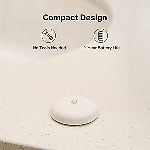 Aqara 2K Security Indoor Camera Hub G3 Plus Aqara Water Leak Sensor, AI Facial and Gesture Recognition, Infrared Remote Control, 360° Viewing Angle via Pan and Tilt