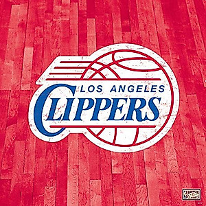 Skinit Decal Gaming Skin Compatible with PS4 Slim Bundle - Officially Licensed NBA Los Angeles Clippers Hardwood Classics Design