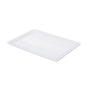 Rubbermaid Commercial Products Food Storage Box Lid for 8.5, 12.5, 16.5, and 21.5 Gallon Sizes, Clear (FG330200CLR)