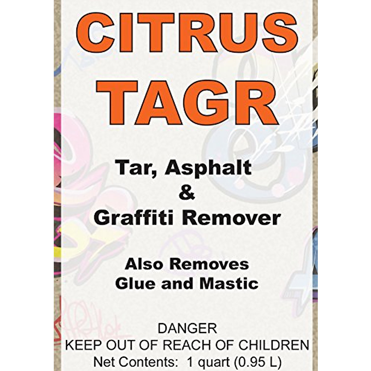Detco -Citrus TAGR (Tar,Asphalt, & Graffiti) Remover- D-Limonene Citrus Orange Cleaner, Degreaser & Deodorizer- 32 oz