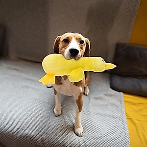 Mihachi Plush Squeaky Dog Duck Toys - Stuffed Pet Toy Duck Interactive Gifts for Dog Birthday Dogs Puppy Biting Chew Toys - for Medium and Large Dogs