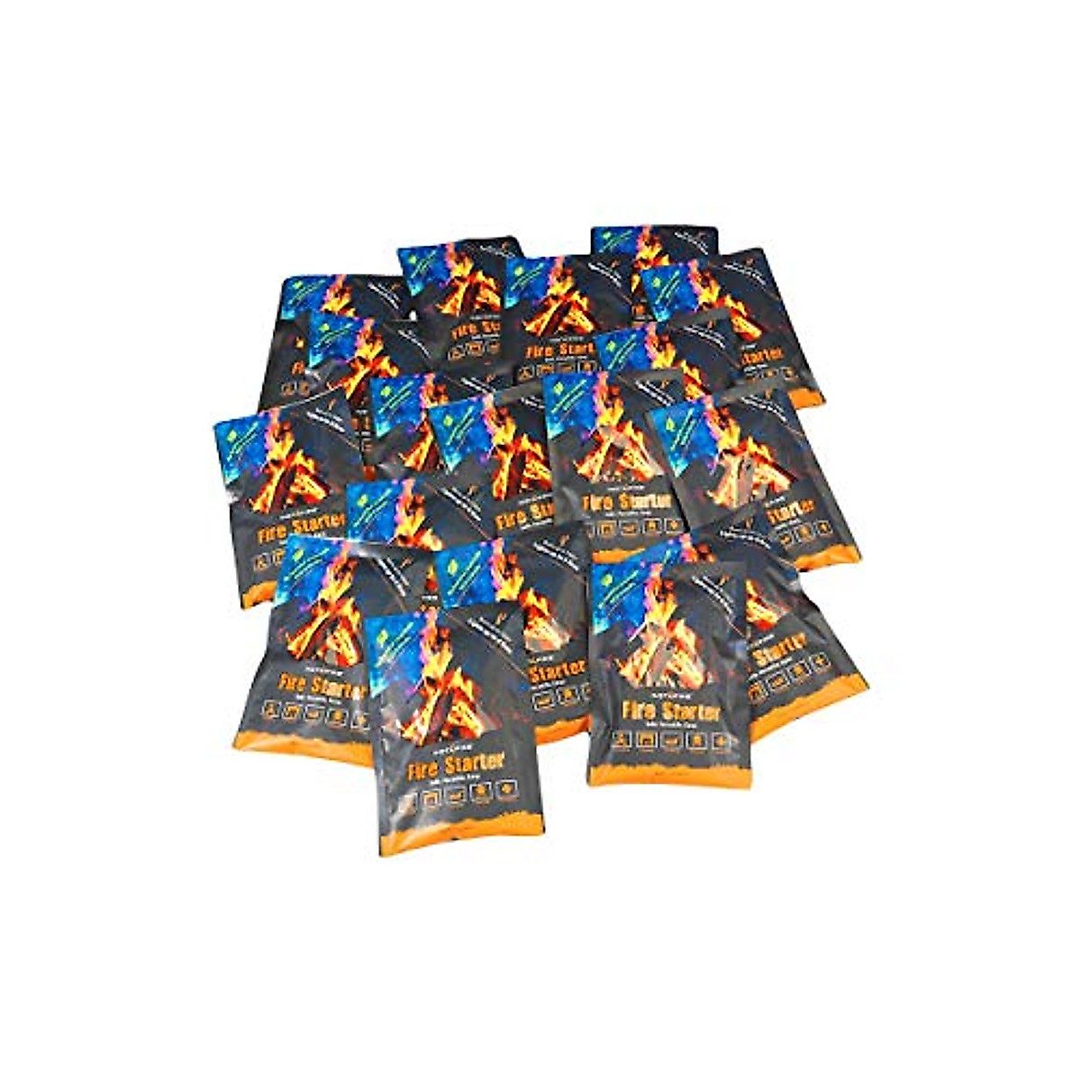 (8 Packs) Insta-Fire Fire Starter Emergency Fuel Eco-Friendly Granulated Bulk Excellent for Camping, Hiking, Fishing, and Other Outdoor Activities - As seen on Shark Tank!