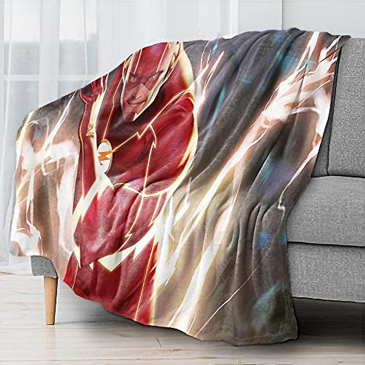 LHASA Flash Movie Blanket Cute Flannel Blanket Super Soft Fleece Throw Blanket with All Seasons Sofa Bed Throw Blanket (03,51 * 59in(130 * 150cm))