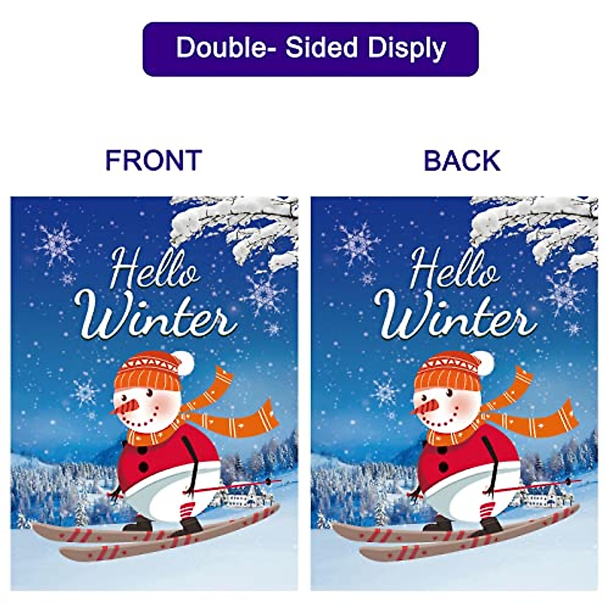 Seasonal Garden Flags Set of 12 Double Sided 12 x 18 Inch Yard Flags, Small Garden Flags for Outside, Christmas Spring Summer Fall Winter Outdoor Flags, Holiday Garden Flags for All Seasons