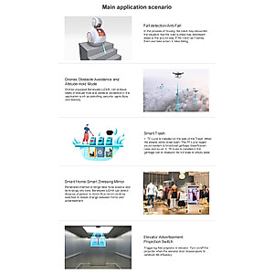 SmartFly info TF-Luna Lidar Sensor 0.1-8m Short-Range Distance Single-Point Ranging Finder Module UART / I2C Compatible with Pixhawk and Raspberry Pi for Drone/Robot Obstacle Avoidance
