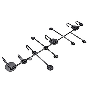 5 Hook Gold Heavy Duty Entryway Hook Coat Hooks Wall Mounted Coat Rack Entryway Hanging Coat Rack for for Hat Bags Towel Living Room