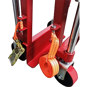 Pake Handling Tools - Premium Hydraulic Furniture Mover Equipment Mover Crate Mover (Set of 2)- Heavy Duty Moving Dolly- 4400 lbs Capacity, 24" L x 16.5" W x 37.75" H, Max. Lift Height 8"