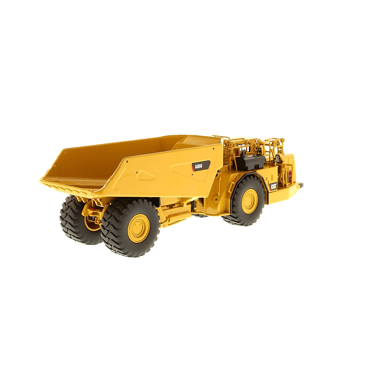 Diecast Masters 1:50 Caterpillar AD60 Articulated Underground Truck, with Working LED Lights and Removable Rock Load Included – High Line Series 85516