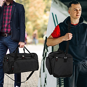 55L Sports Duffle Bags Large Gym Duffel Bag Workout Bag for Men - Black