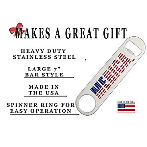 Funny Merica USA Flag Speed Bottle Opener Heavy Duty Gift Patriotic United State Of America US