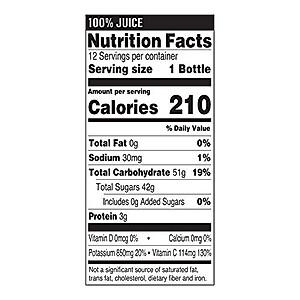 Tropicana 100% Orange Juice, 15.2 fl oz (Pack of 12) - Real Fruit Juices, Vitamin C Rich, No Added Sugars, No Artificial Flavors