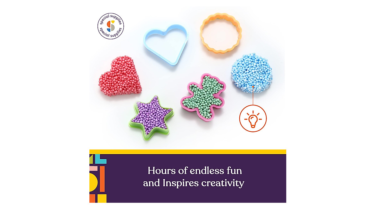 Fun Foam Beads Play Kit for Kids - Creative Learning