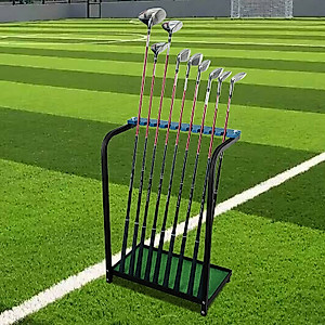Golf Putter Stand, Heavy Duty Golf Club Organizer Rack, 9 Putters Organizer Holder, Golf Club Organizers, Golf Club Display Golf Putter Rack (US Stock)