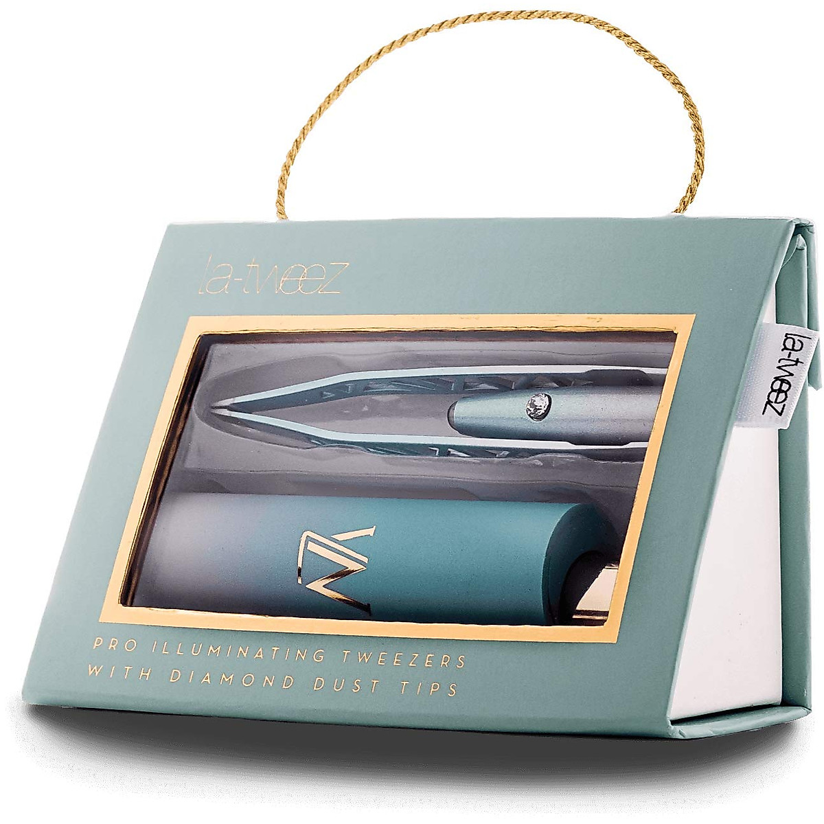 LaTweez - Emerald Ombre Illuminating Tweezer + Diamond Dust