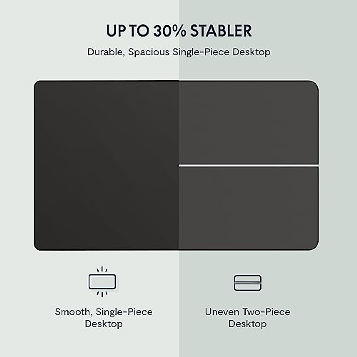 FLEXISPOT Electric Height Adjustable Desk with Desktop, 48 x 30 Inches, Standing Desk Stand Up Desk Workstation (Silver Frame + 48 in Black Top)