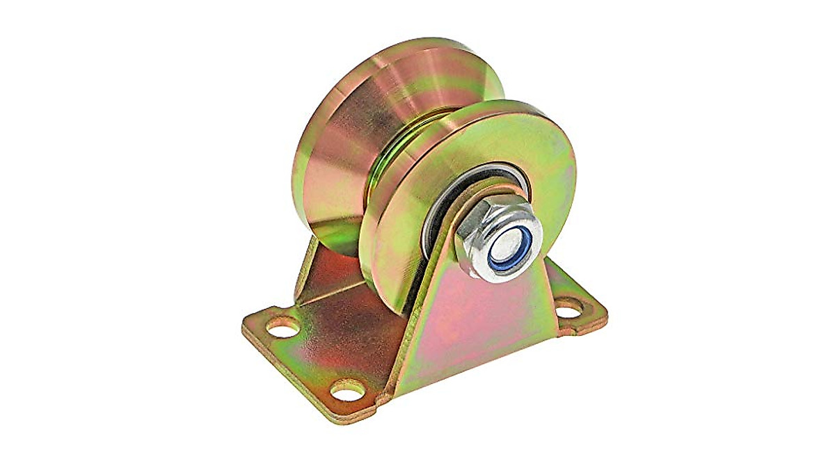 Skelang 2" V-Groove Wheel, Sliding Gate Casters, Heavy Duty Rigid ...