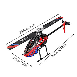 RC Helicopter 2.4G 6CH Brushless Motor RC Airplane 3D-6G Flybarless Compatible with Stunt Helicopter RTF Boy Girl Electric Toy Toy Electric Toy for Flight Enthusiasts