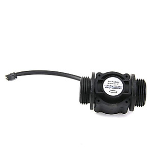 Taidacent FS400A G1 DN25 1 Inch Water Flow Sensor Tube Pulse Flowmeter Pipeline Flow Detection Water Flow Detector Sensor