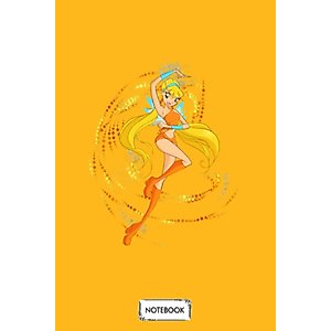 Winx Club Stella N22484 Notebook: Planner, Lined College Ruled Paper, 6x9 120 Pages, Journal, Diary, Matte Finish Cover