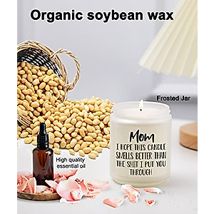 Gifts for Mom from Daughter, Son- Mom Gifts, Funny Birthday Gifts for Mom, Mothers Day & Christmas Day Gifts for Mom, Lavender Candles(7oz)