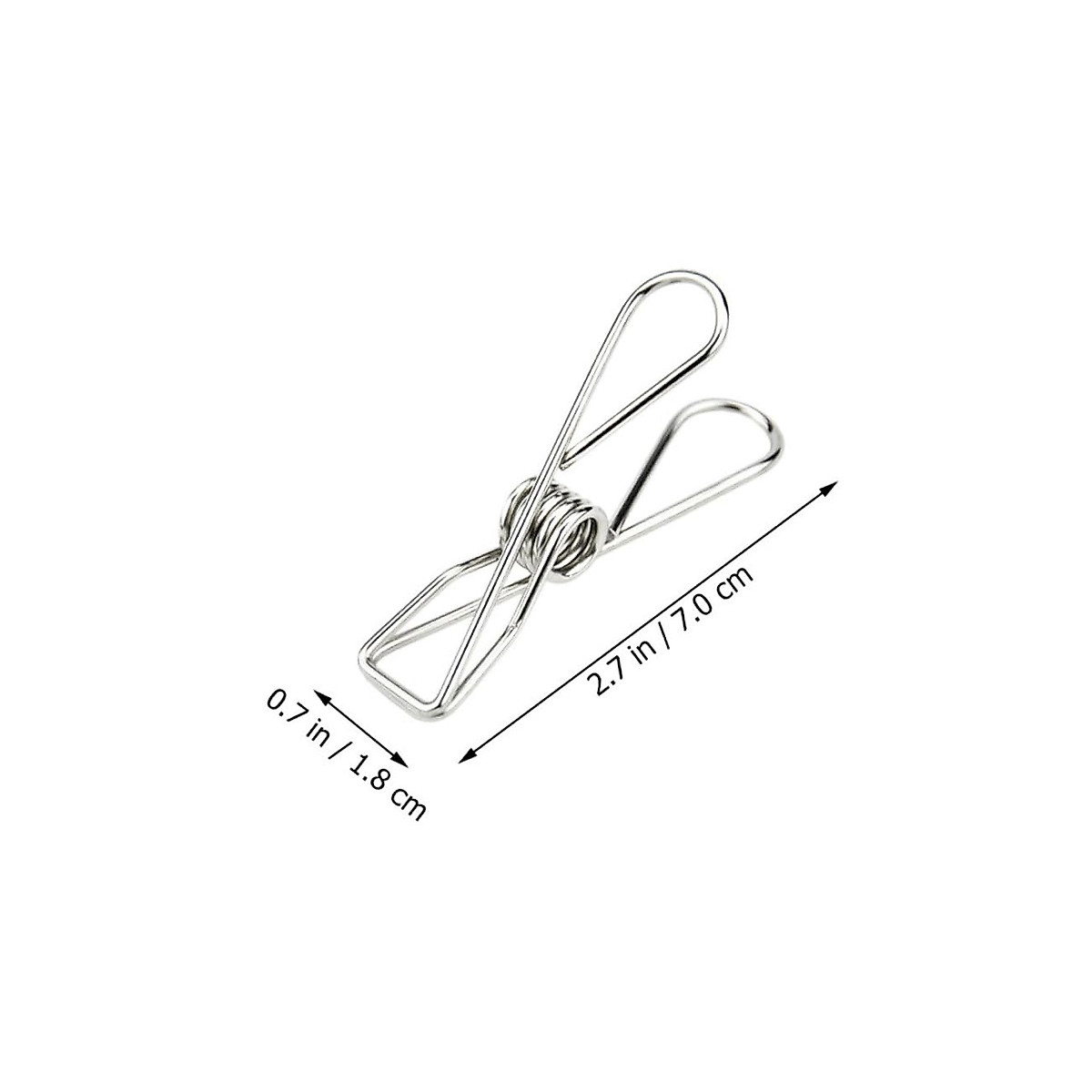 SEWACC Sturdy Metal Chip Bag Clips Snack Bag Clips Food Clips Food Bag Clips Kitchen Bag Clips Chip Clips