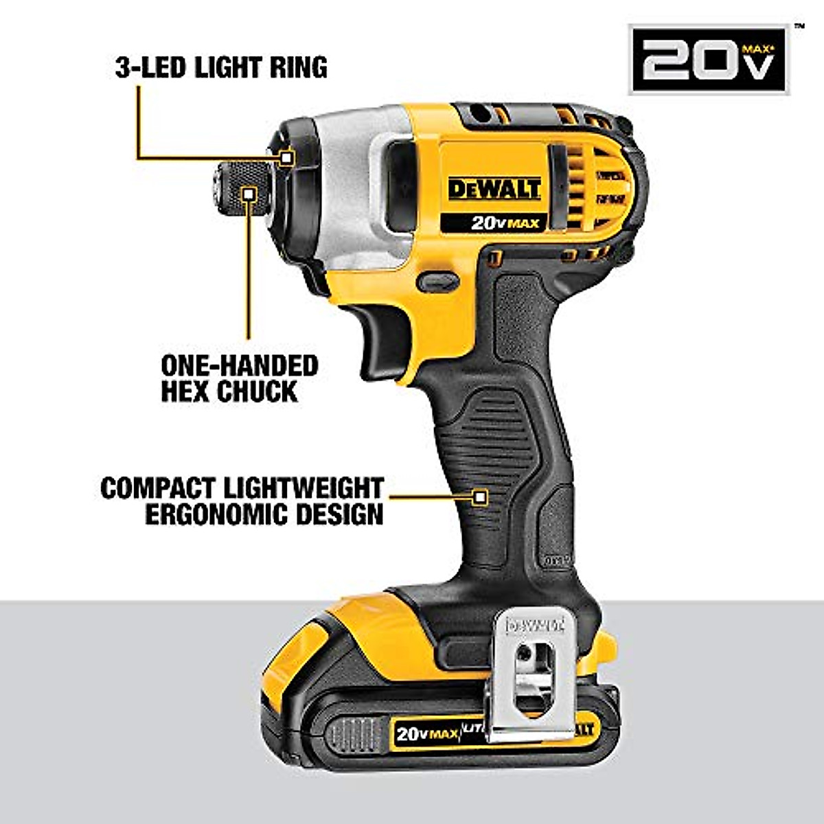 DEWALT 20V MAX Combo Kit, Compact 7-Tool (DCK720D2)
