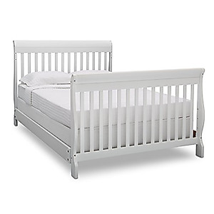 Delta Children Canton Full-Size Wood Bed Rails #0020, Bianca White