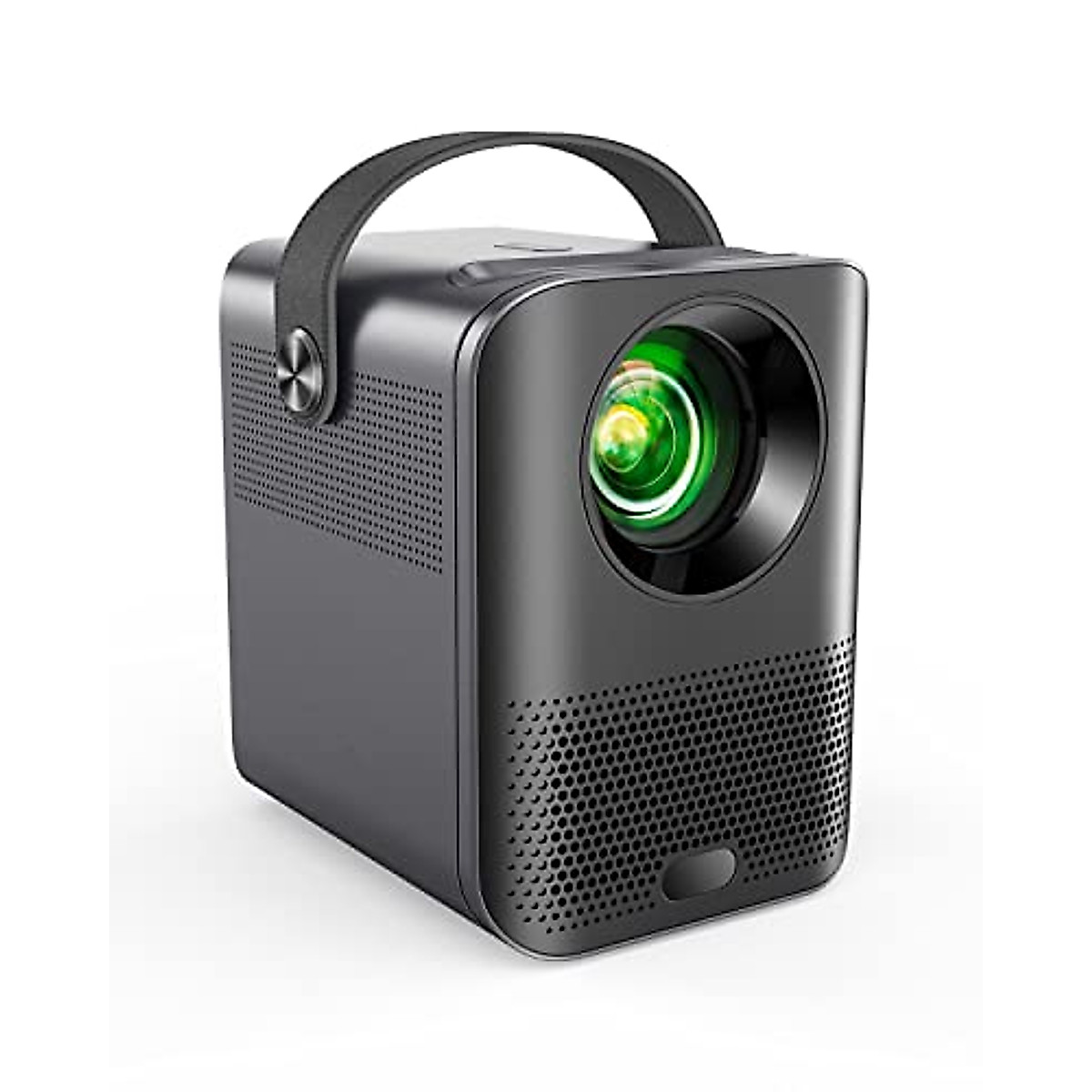 Portable Projector Native 1080p 4K Supported, 2.4G/5G WiFi Projector, 9000Lumens, 4D Keystone Correction, Zoom, 120" Big Screen Home Theater Projector Compatible with HDMI, USB, TV Stick