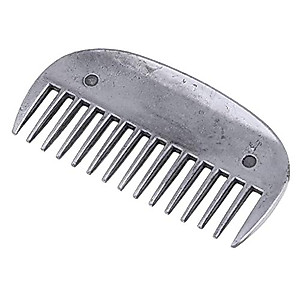 Baoblaze Heavy Duty Metal Curry Comb Brush Horse Pony Mane Tail Body Hairy Curry Cleaning Tool
