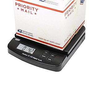 Horizon SF-550 55 LB x 0.1 OZ Digital Postal Shipping Scale with Counting Function, Auto Read Hold, 1 Gram Accuracy