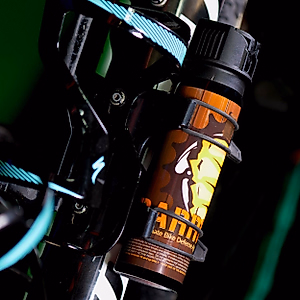 Barricade Pepper Spray for Cyclists - Bicycle Mount - Attaches to Water Bottle Cage & Multiple Other Bike Mounted Locations - 4 Ounce Can of Police Grade Pepper Spray