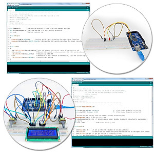 Gewbot Ultimate Starter Kit Compatible with Arduino IDE, Mega2560, ADXL345, LCD1602, Stepper Motor, STEAM Programming Learning Kit with PDF Manual